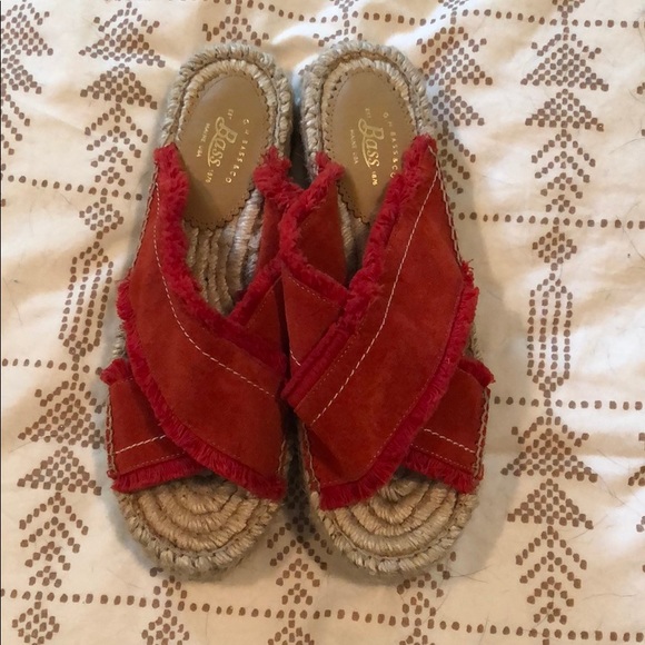 Bass | Shoes | Bass Espadrille Slide Platform Sandals | Poshmark